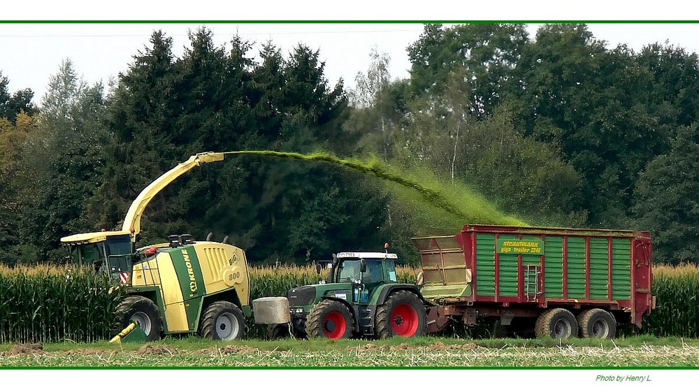 Maisernte Foto & Bild | industrie und technik, landwirtschaftliche ...