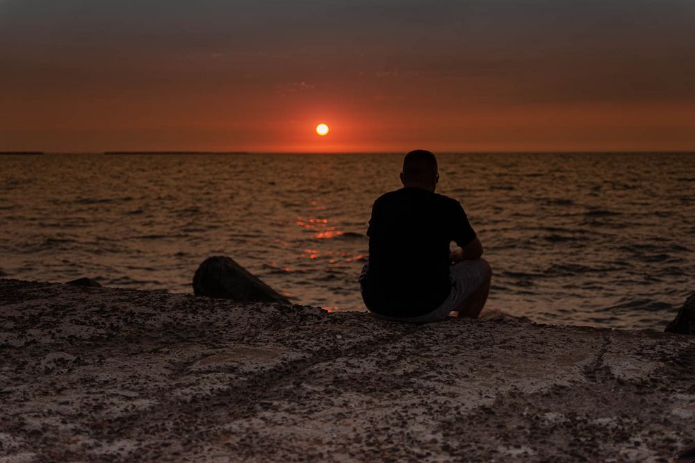 Mal die Ruhe genießen Foto & Bild | nature, sonnenuntergang, wasser ...
