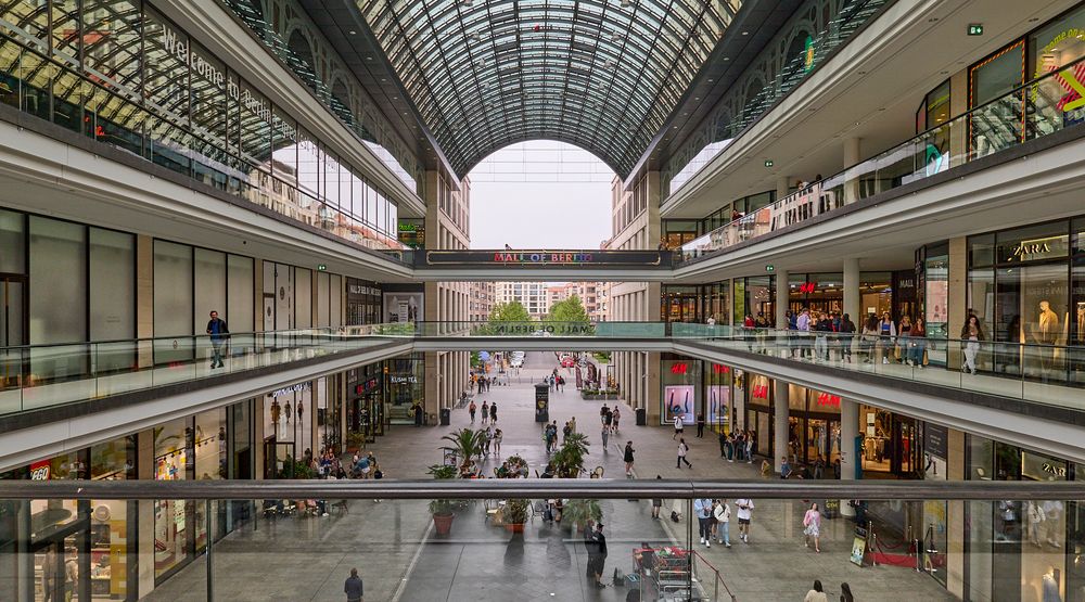 Mall of Berlin - Einkaufen am Leipziger Platz in Berlin Mitte Foto & Bild | outdoor, fenster ...