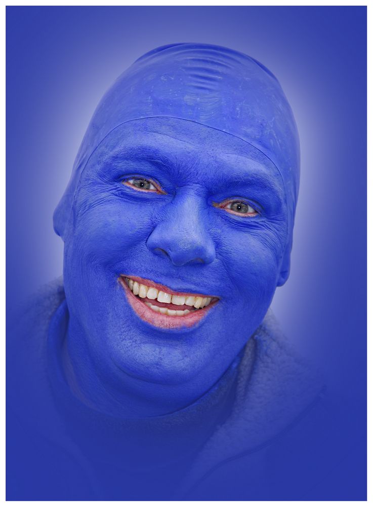 Man in Blue - Bild & Foto von AngelaPhoto aus Blau - Fotografie ...