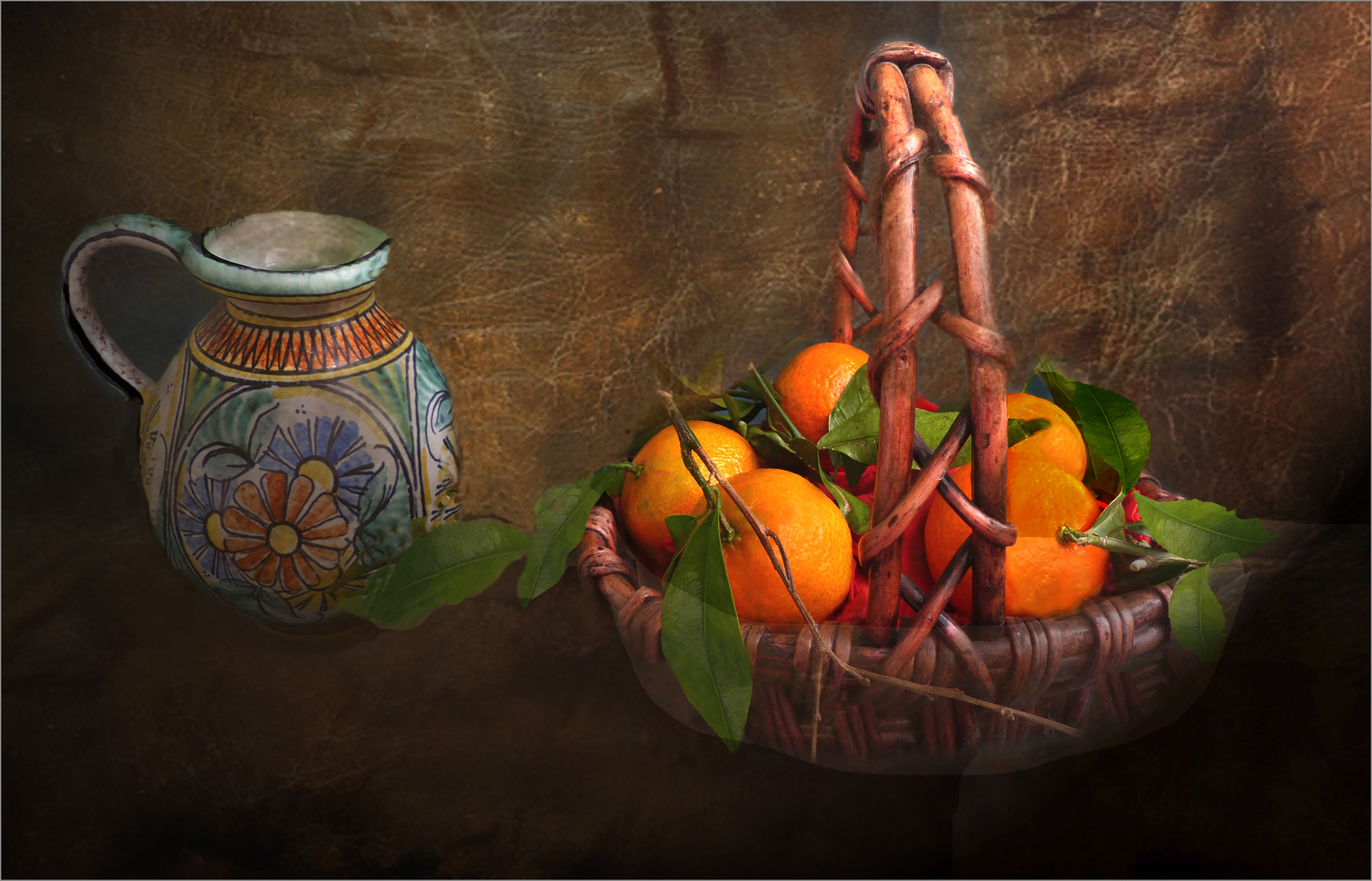 Mandarinen im Korb Foto & Bild | stillleben , fotos, natur Bilder auf ...