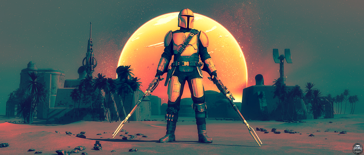 Mandolorian Foto & Bild | art, night, grafik Bilder auf fotocommunity