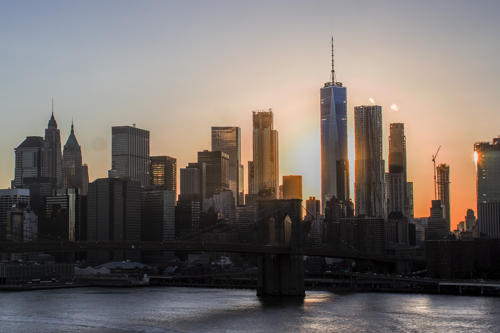 Manhattan Sunset Foto & Bild | north america, united states, new york ...