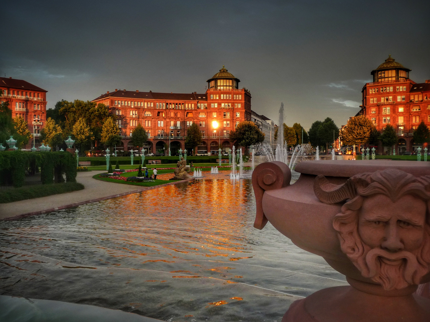 Mannheim am Abend... Foto & Bild | deutschland, europe, baden ...