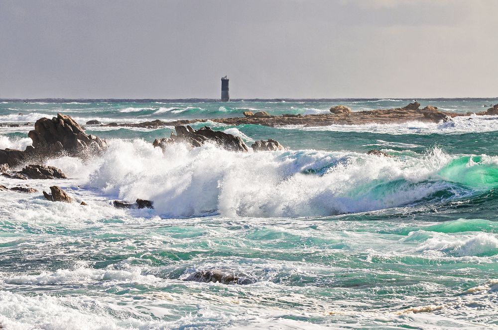 Marée haute Foto & Bild | europe, france, landschaft Bilder auf ...