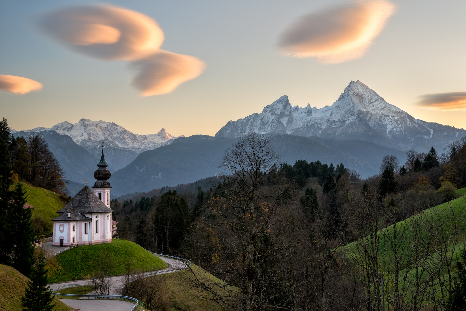 Maria Gern Foto & Bild | landschaft, berge, sonnenuntergang Bilder auf ...