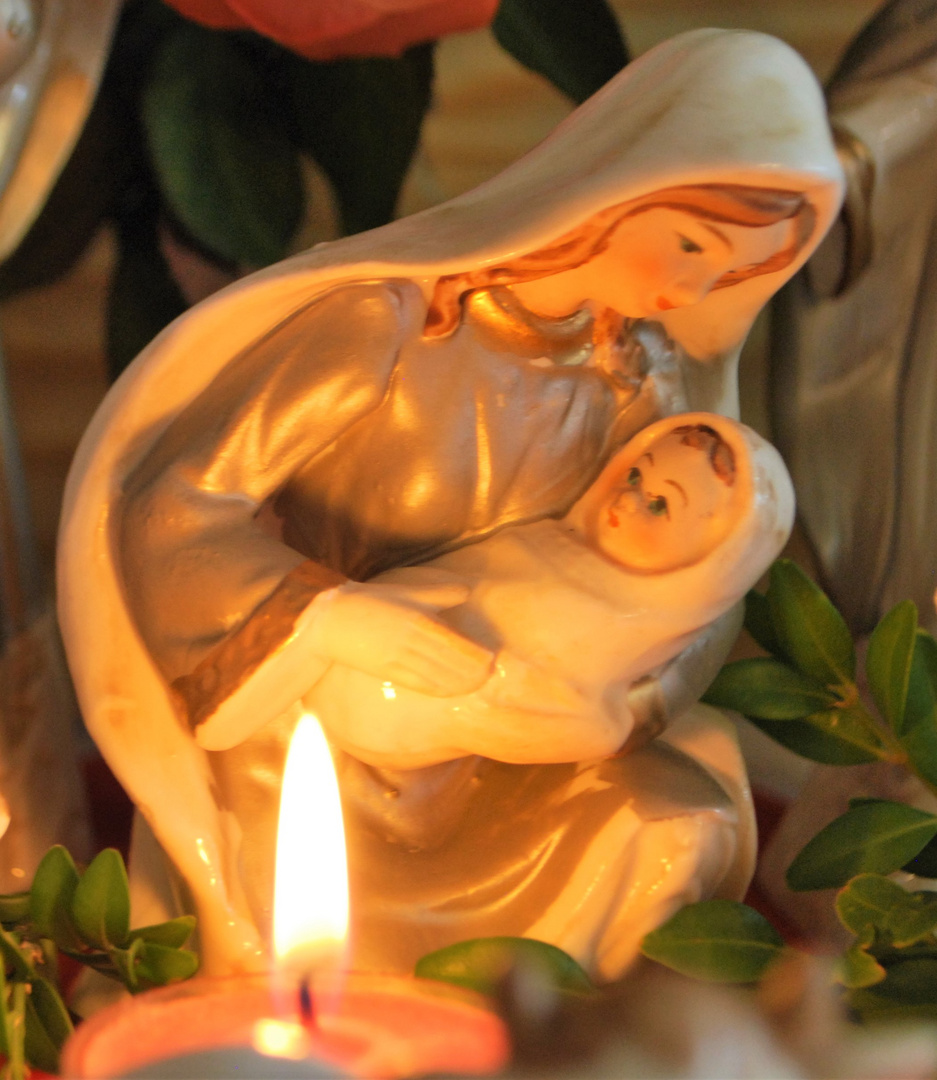 Maria mit dem Kind Foto & Bild | karten und kalender, weihnachtskarten ...