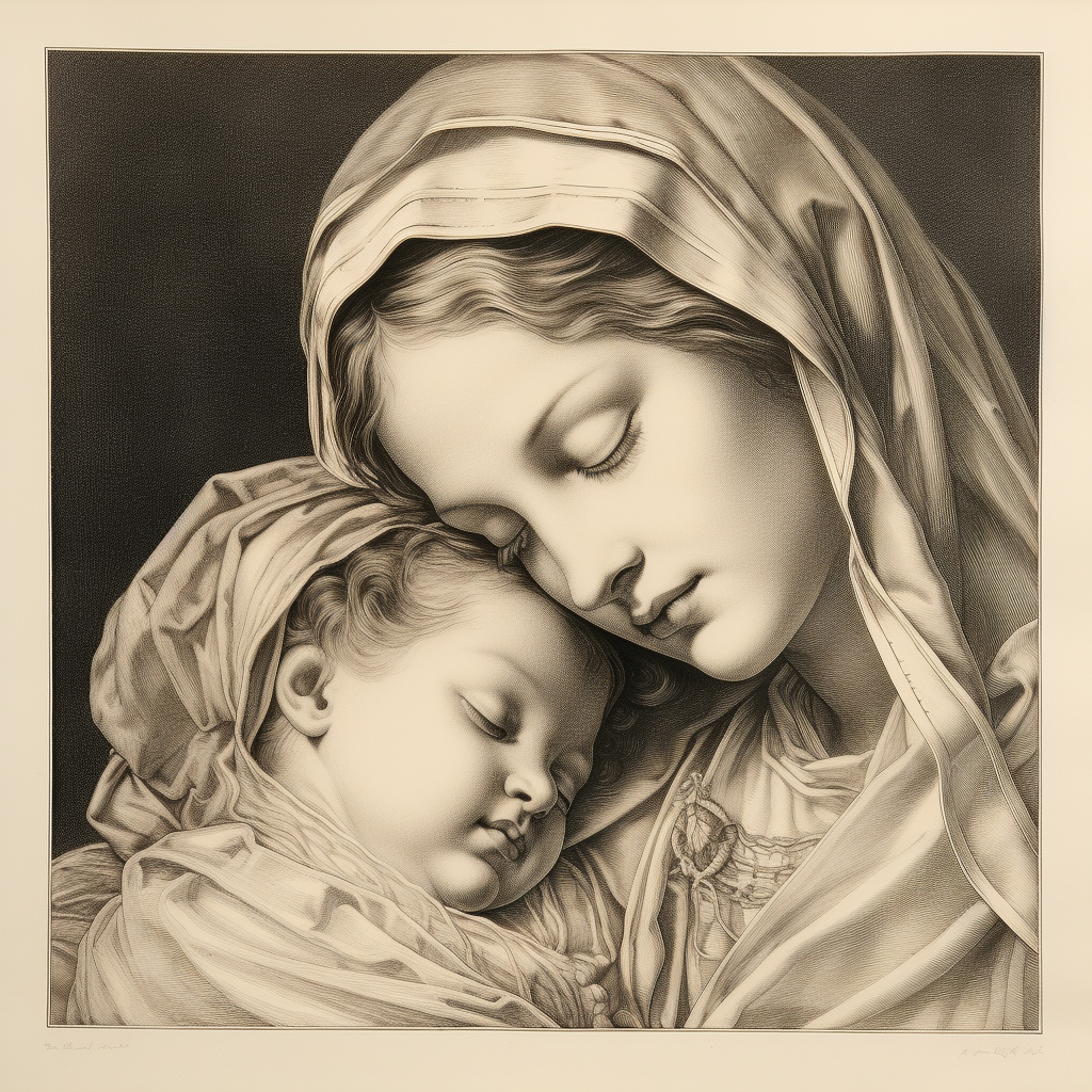 Maria und Jesus Foto & Bild | ki-generierte bilder, ki - menschen ...