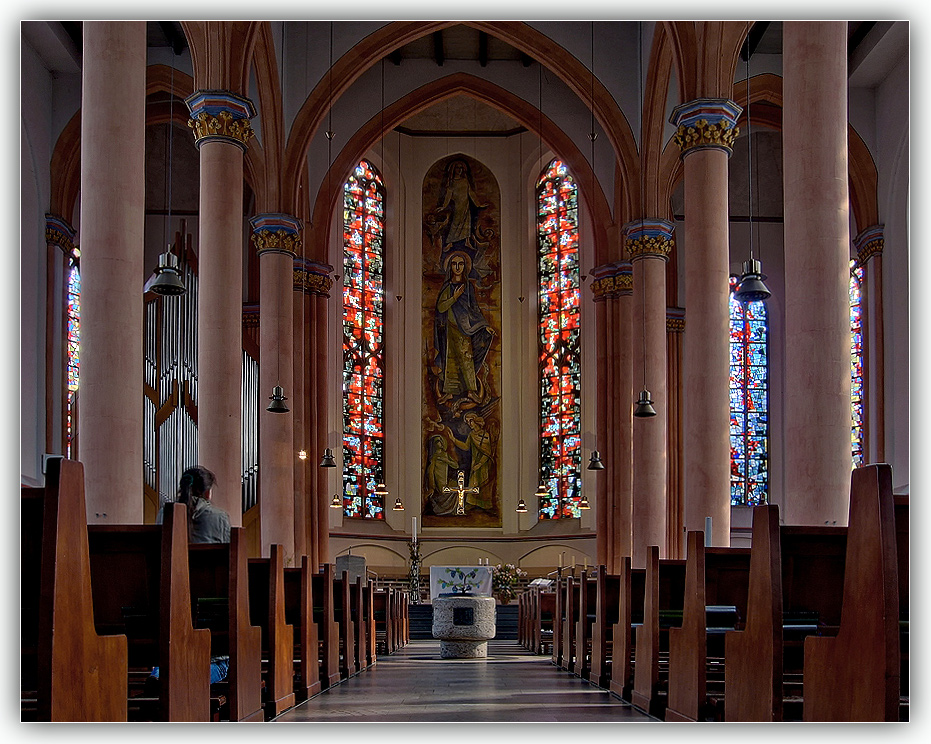 Mariä Empfängnis Essen Foto & Bild | architektur, sakralbauten ...