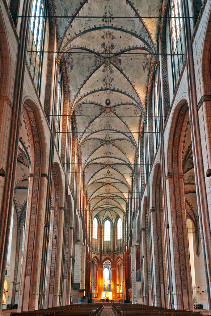Marienkirche in Lübeck Foto & Bild | architektur, sakralbauten, innenansichten kirchen Bilder ...