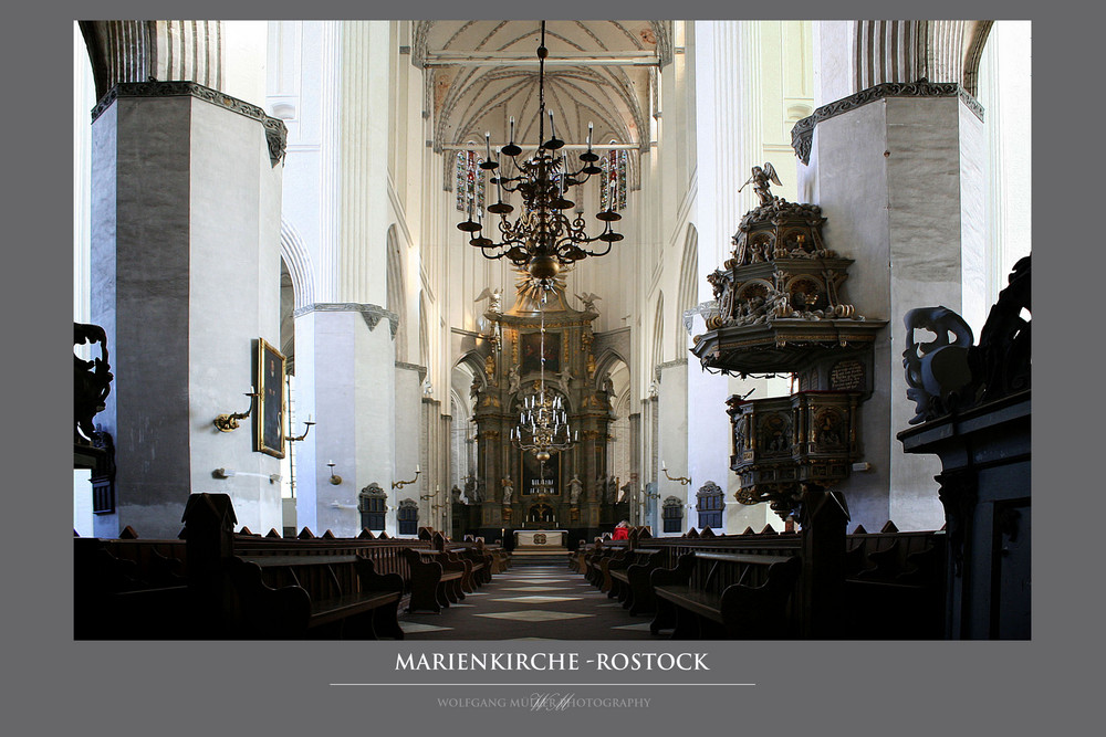 Marienkirche Rostock Foto & Bild | architektur, sakralbauten ...