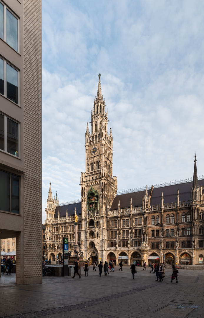 Marienplatz München - 9507/9508 Foto & Bild | fotos, world, spezial ...