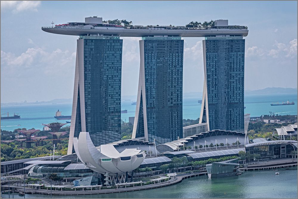 Marina Bay Sands Hotel Foto & Bild | water, spezial, wasser Bilder auf ...