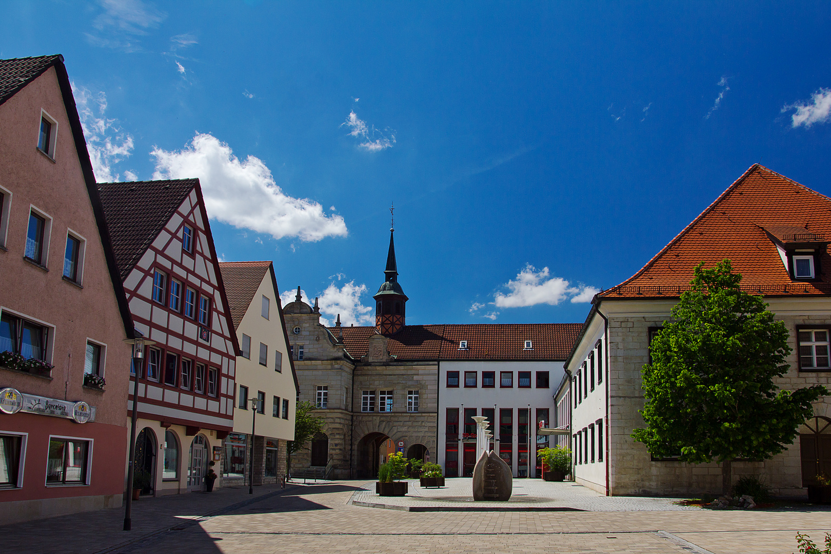 Markt Schnaittach - Schnaittacher Marktplatz Foto & Bild | world ...