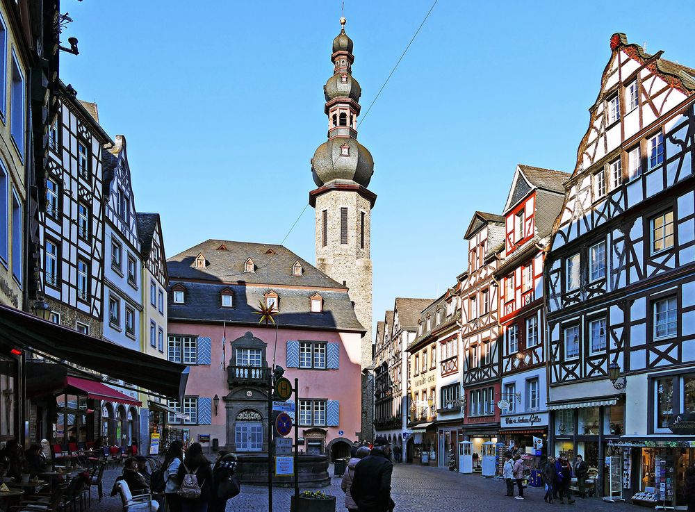 Marktplatz in Cochem Foto & Bild | stadt, gebäude, städte Bilder auf ...