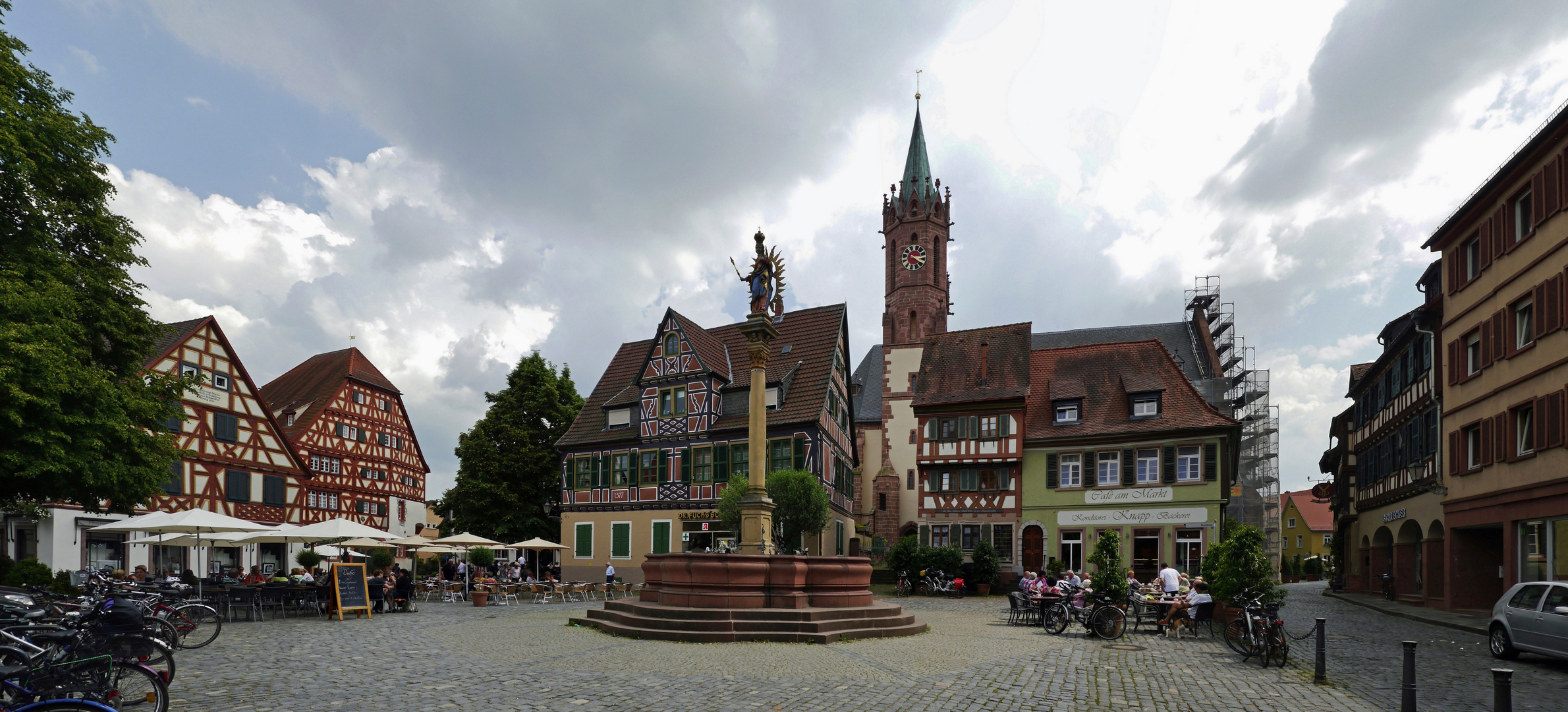 Marktplatz Ladenburg / Neckar Foto & Bild | deutschland, europe, baden ...
