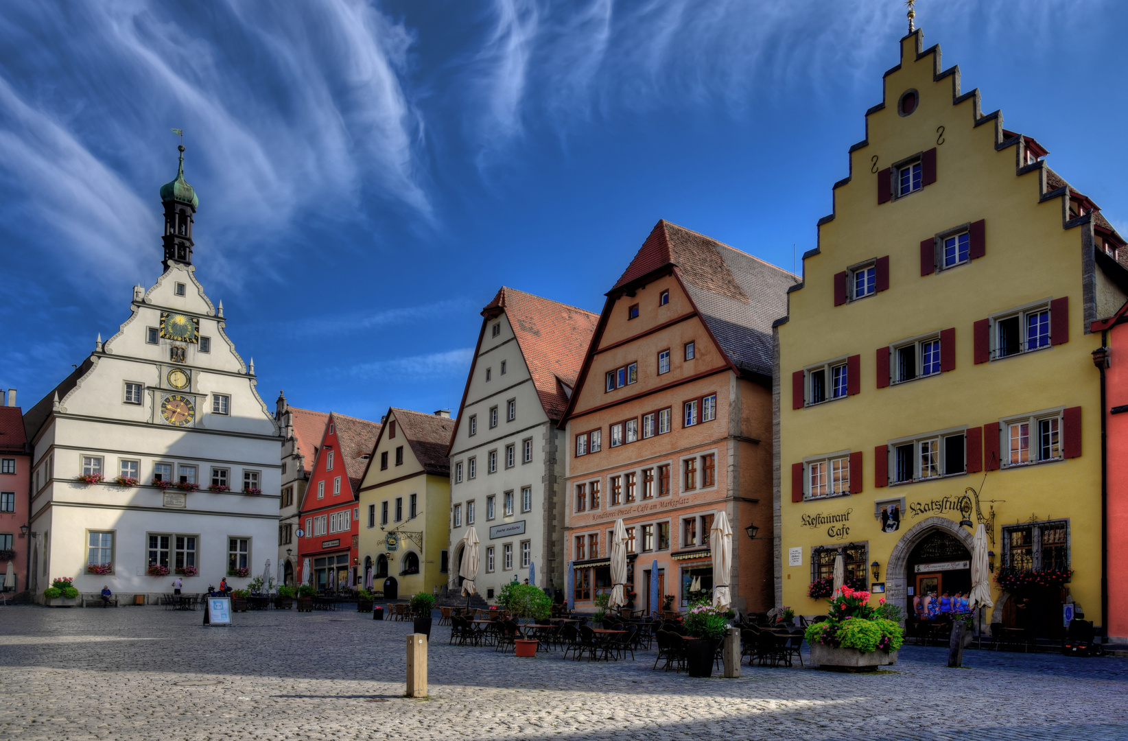 Marktplatz von Rothenburg ob der Tauber Foto & Bild | deutschland ...