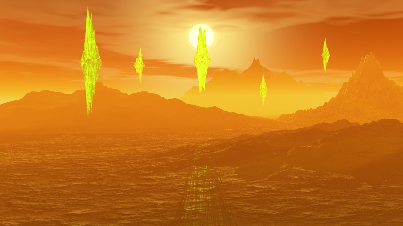 Martians? Foto & Bild | rendering, landschaftsrendering, mars Bilder auf fotocommunity