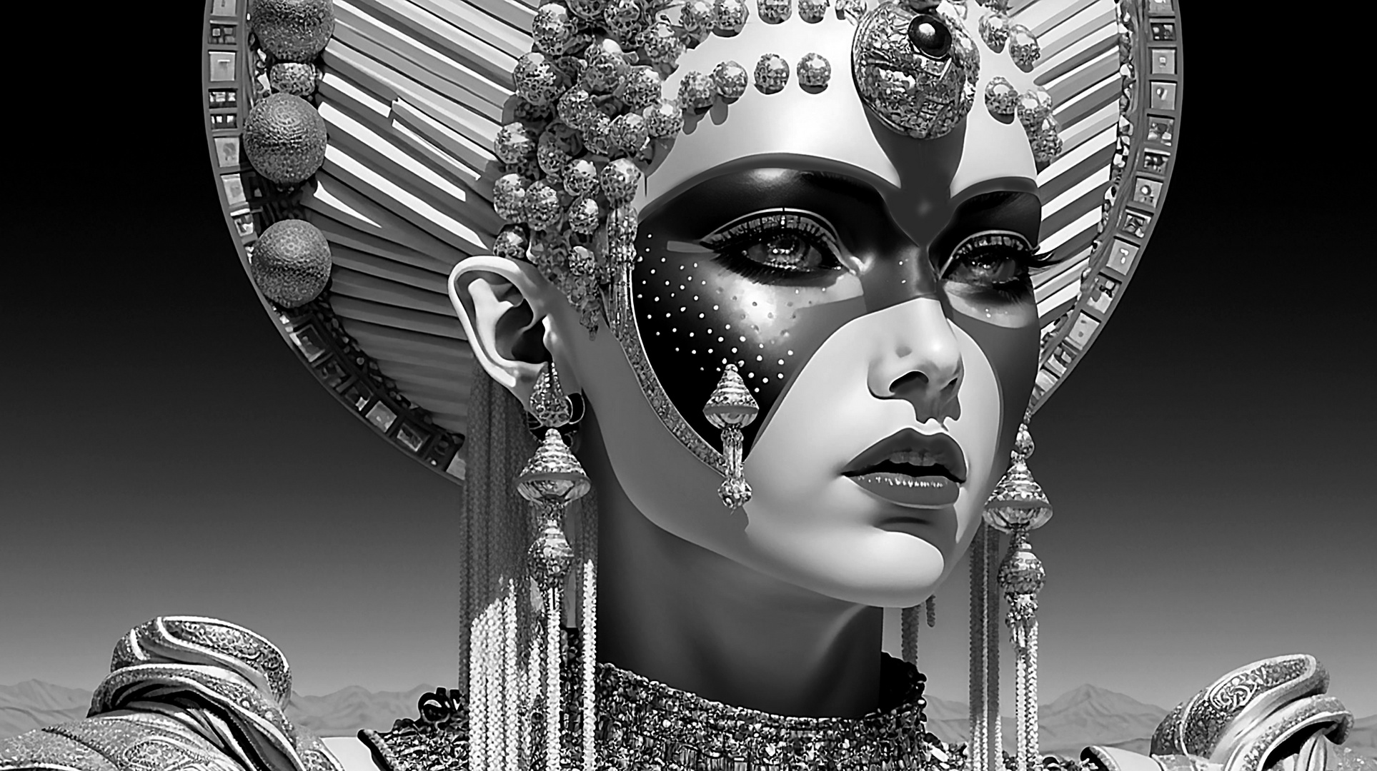 Maske Foto & Bild | monochrom, bearbeitungs - techniken, fantasy Bilder auf fotocommunity