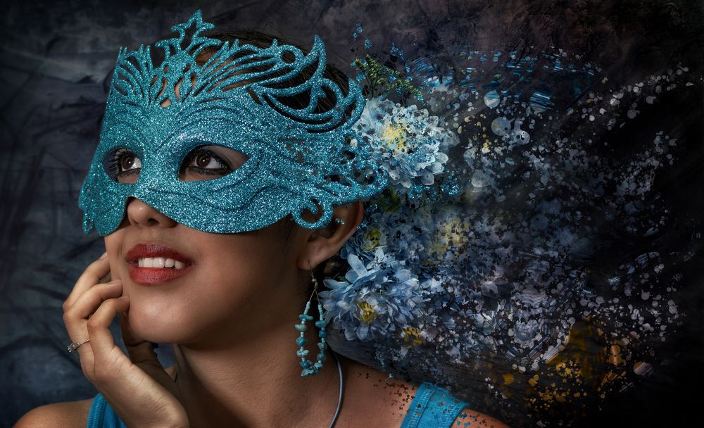 Maskerade Foto & Bild | portrait, portrait frauen, studio Bilder auf ...