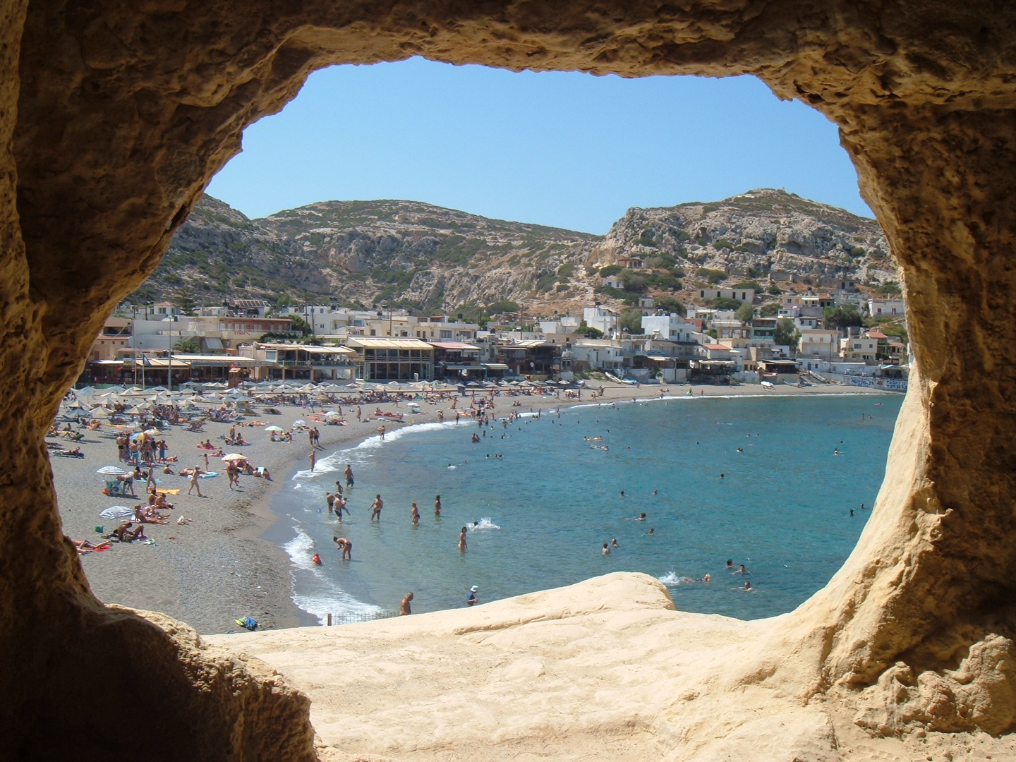 Matala Foto & Bild | landschaft, meer & strand, strand und meer Bilder ...