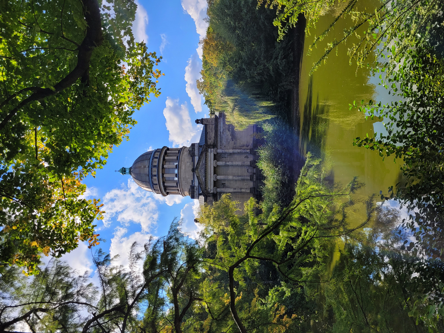 Mausoleum im Tierpark Dessau, Rückansicht Foto & Bild | architektur ...