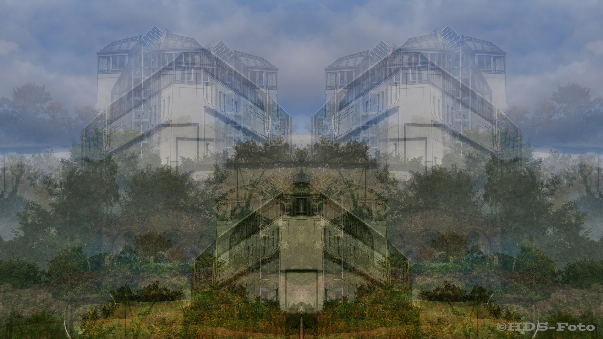 Maximilianpark Hamm , Glaselefant Foto & Bild | fotomontage, surreal, fotos Bilder auf fotocommunity