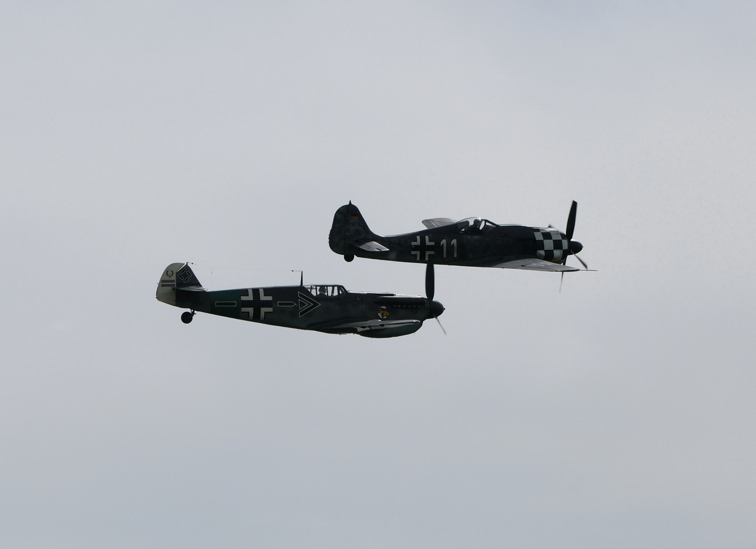 Me 109 und FW 190 Foto & Bild | sport, flugsport, motorflug Bilder auf ...