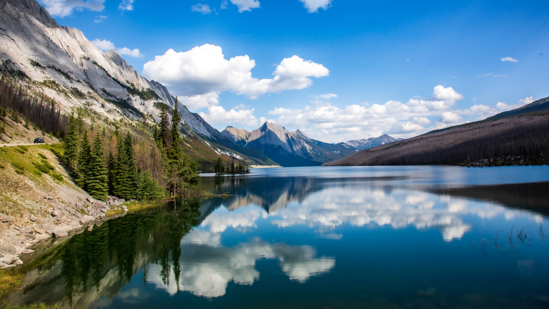 Medicine Lake Kanada Foto & Bild | north america, canada, landschaft ...