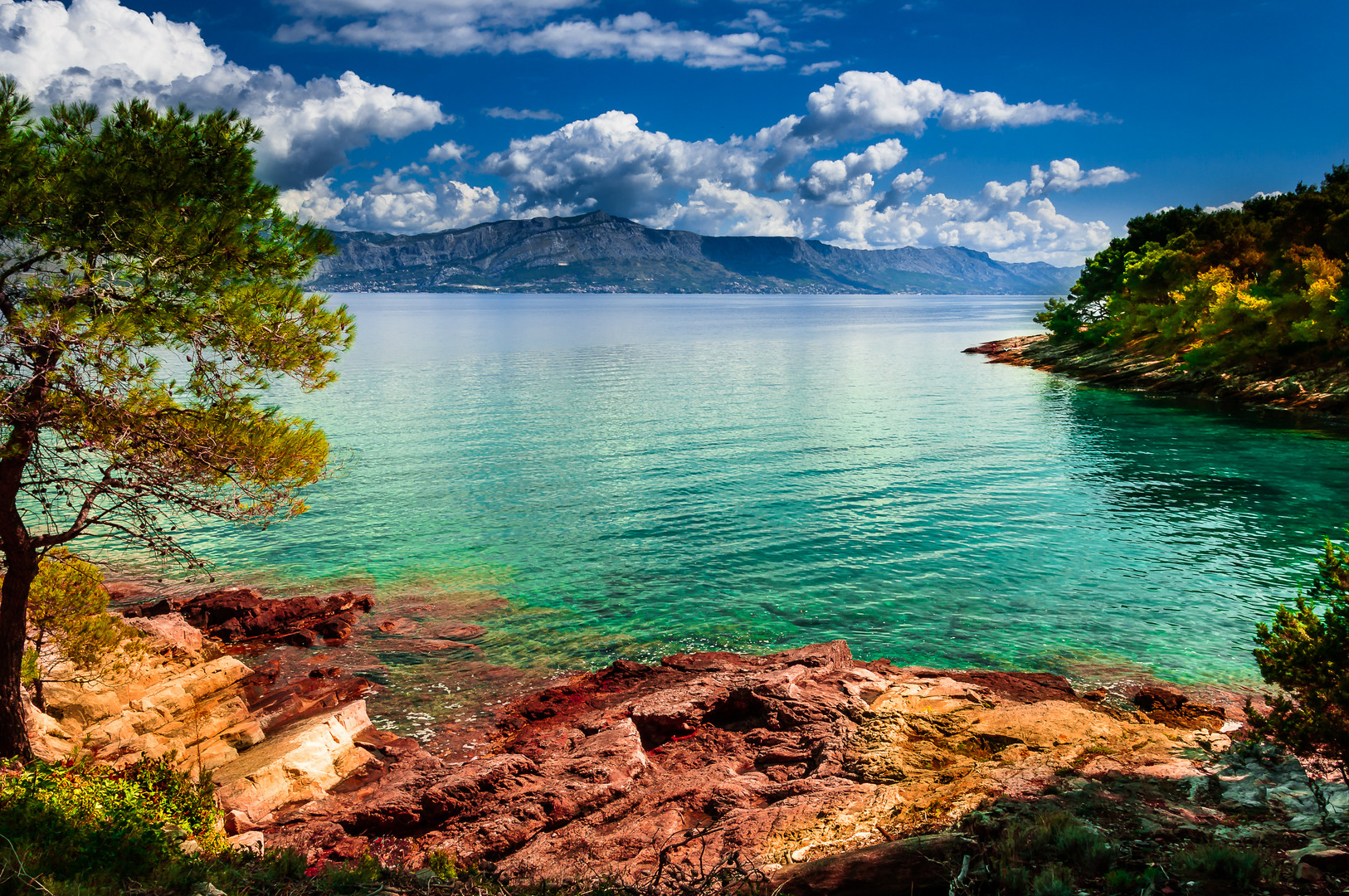 Meer, Sonne und Gebirge - Insel Brac/Dalmatien - Foto & Bild ...