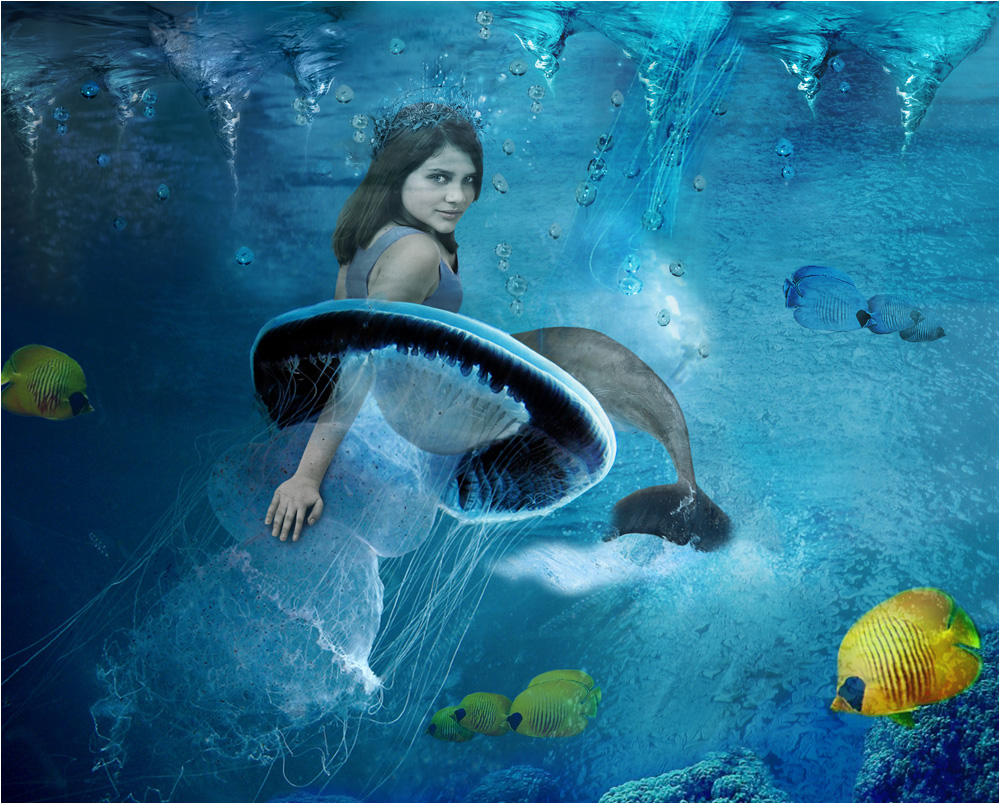 Mehrjungfrau Foto & Bild | fotomontage, fantasy mystery, ebv-digitalkunst Bilder auf fotocommunity