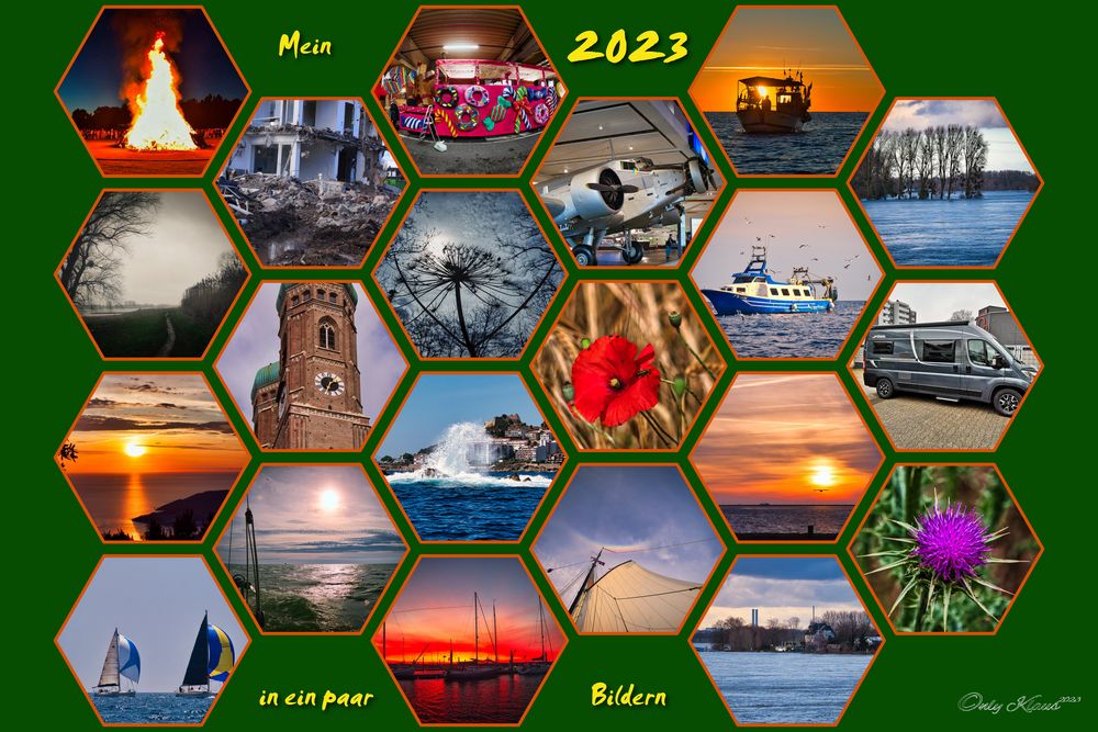 Mein 2023 Foto & Bild | fotokunst, collagen aus mind. 9 bildern ...