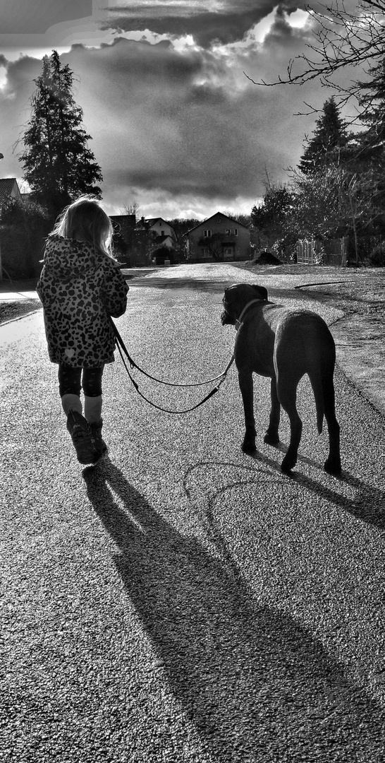 "Mein bester Kumpel" Foto & Bild | natur, digiart, monochrom Bilder auf ...