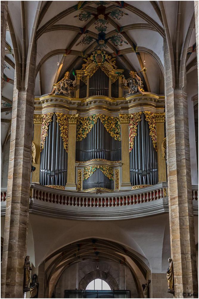 Mein Blick zur Silbermannorgel im Dom St. Marien Foto & Bild | architektur, sakralbauten ...