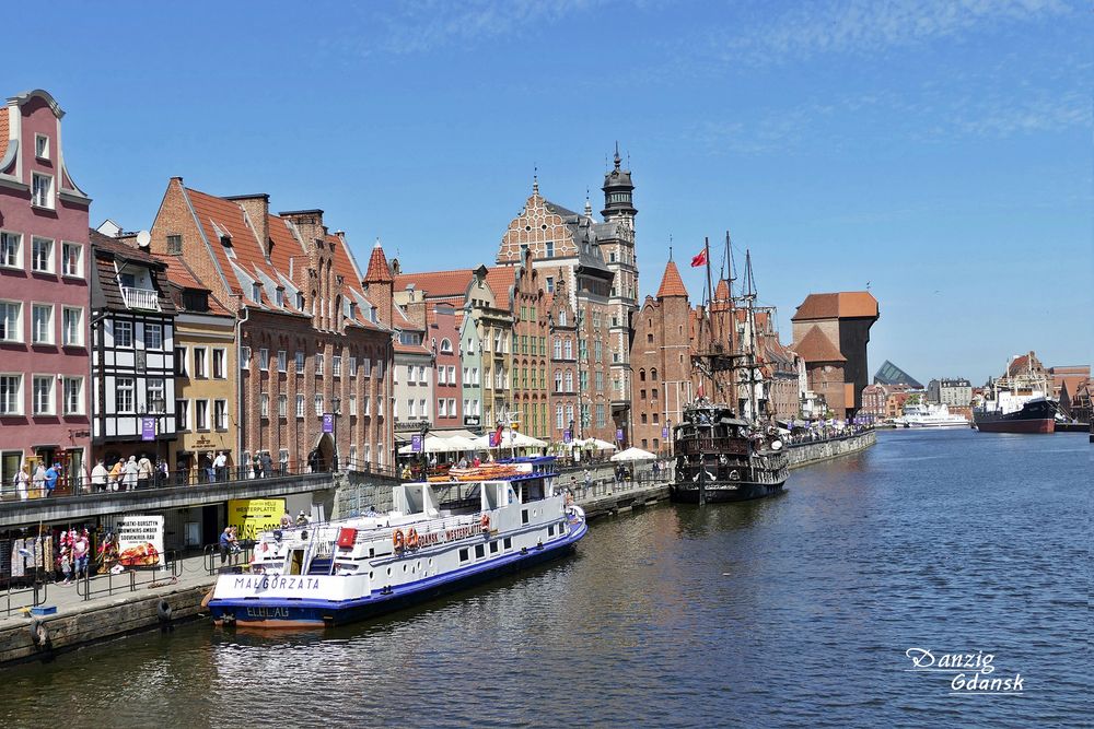 Mein erster Blick auf die schöne Stadt Danzig Foto & Bild | ostsee ...