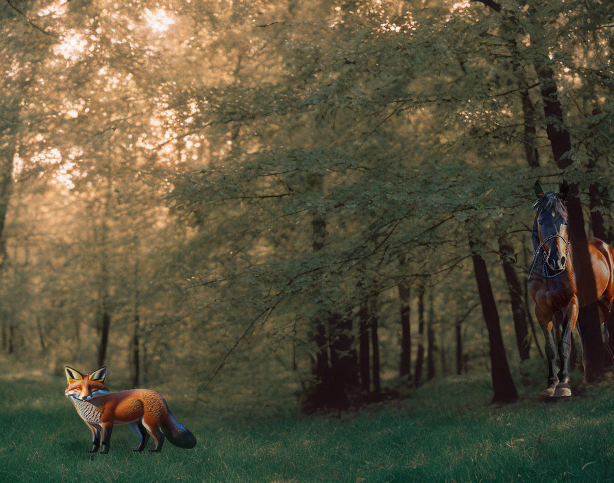 "Mein großer Freund und ich"....(mit KI gestaltet) Foto & Bild | ki - montagen, composings ...