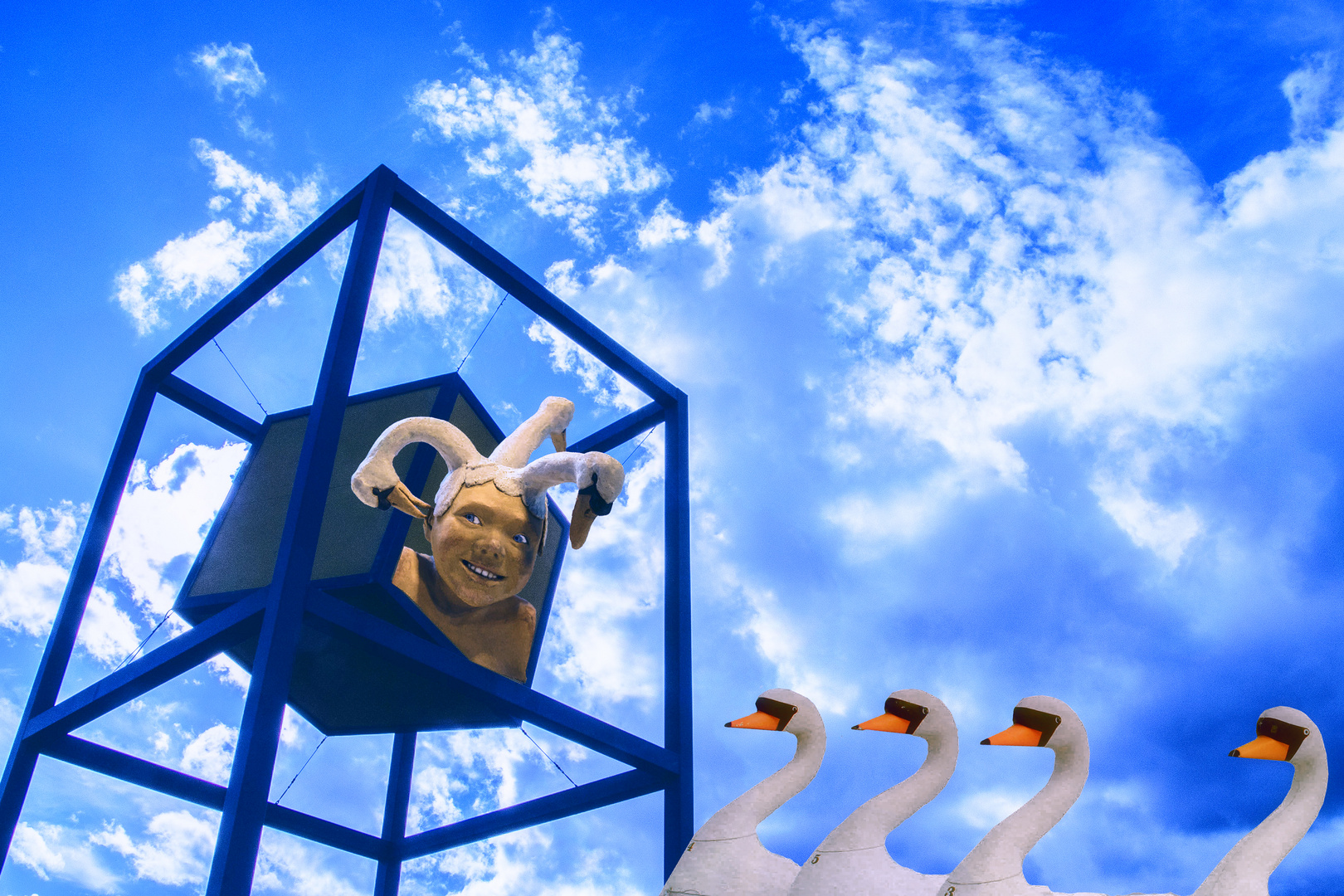 Mein lieber Schwan Foto & Bild | composing, digiart, fotomontage Bilder auf fotocommunity