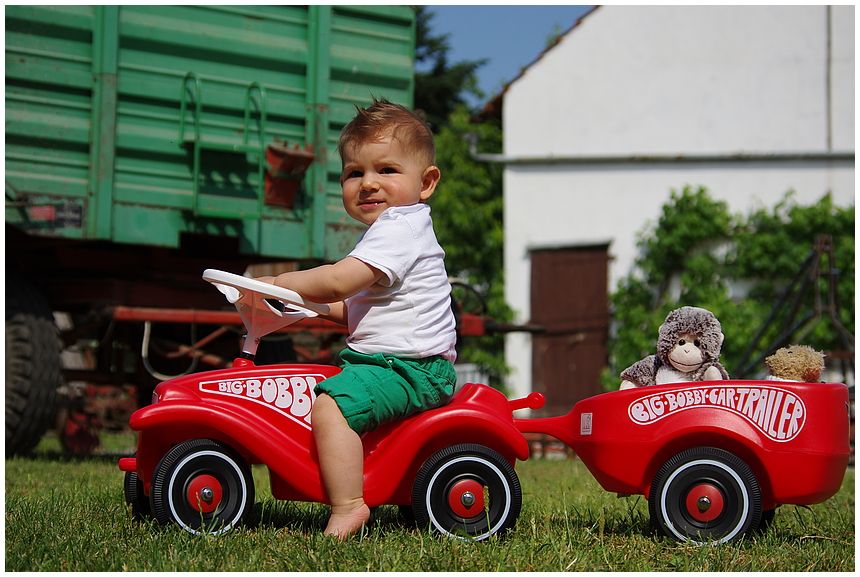 Mein Neffe Jakob Foto & Bild | kinder, kind, bobby car Bilder auf ...