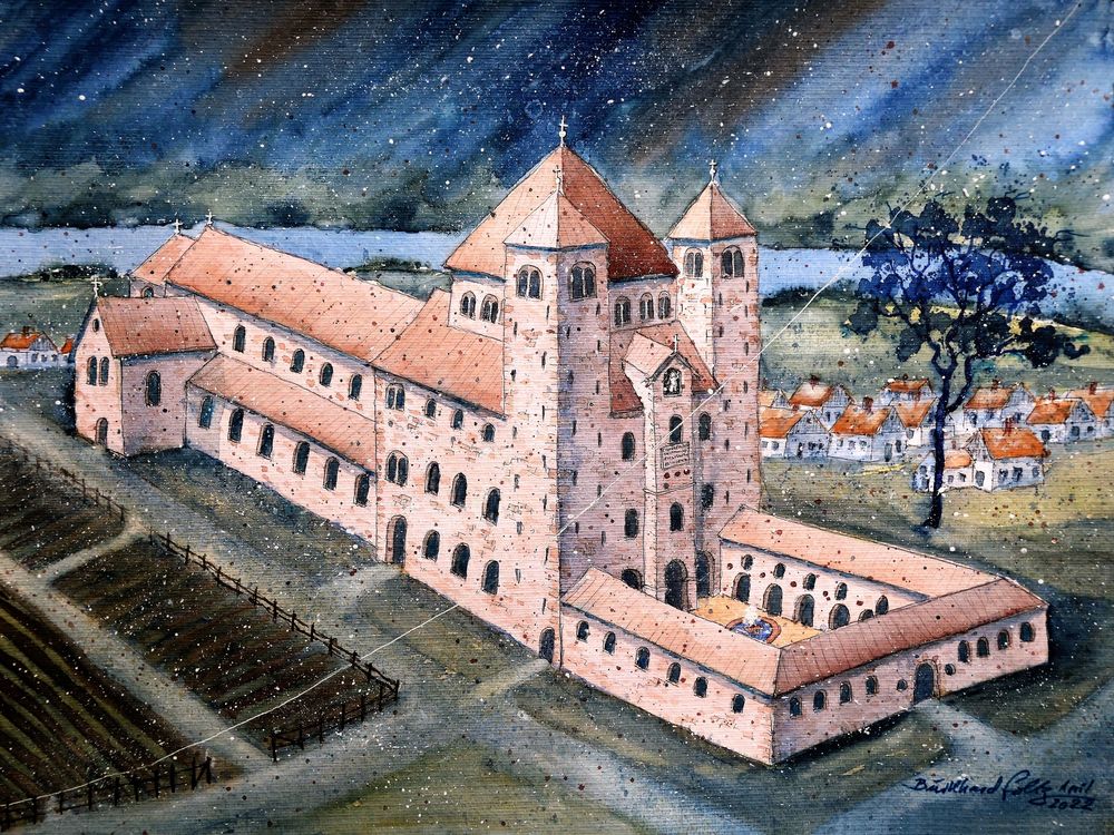 Mein Rekonstruktionsversuch : Das karolingische Westwerk zur 1.200 ...