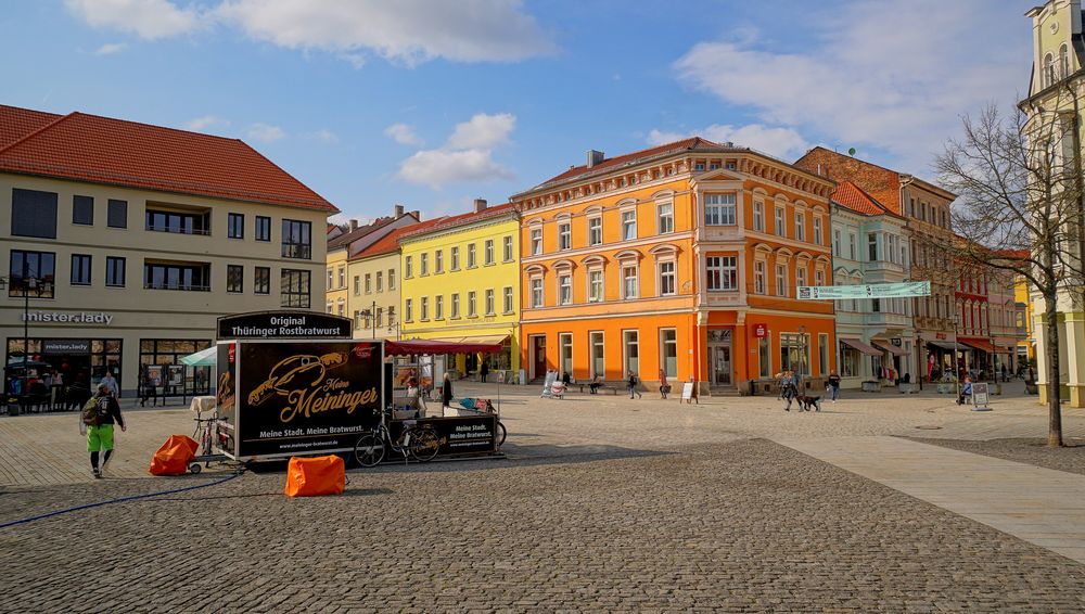 Meiningen, Marktplatz (Meiningen, plaza mayor) Foto & Bild ...