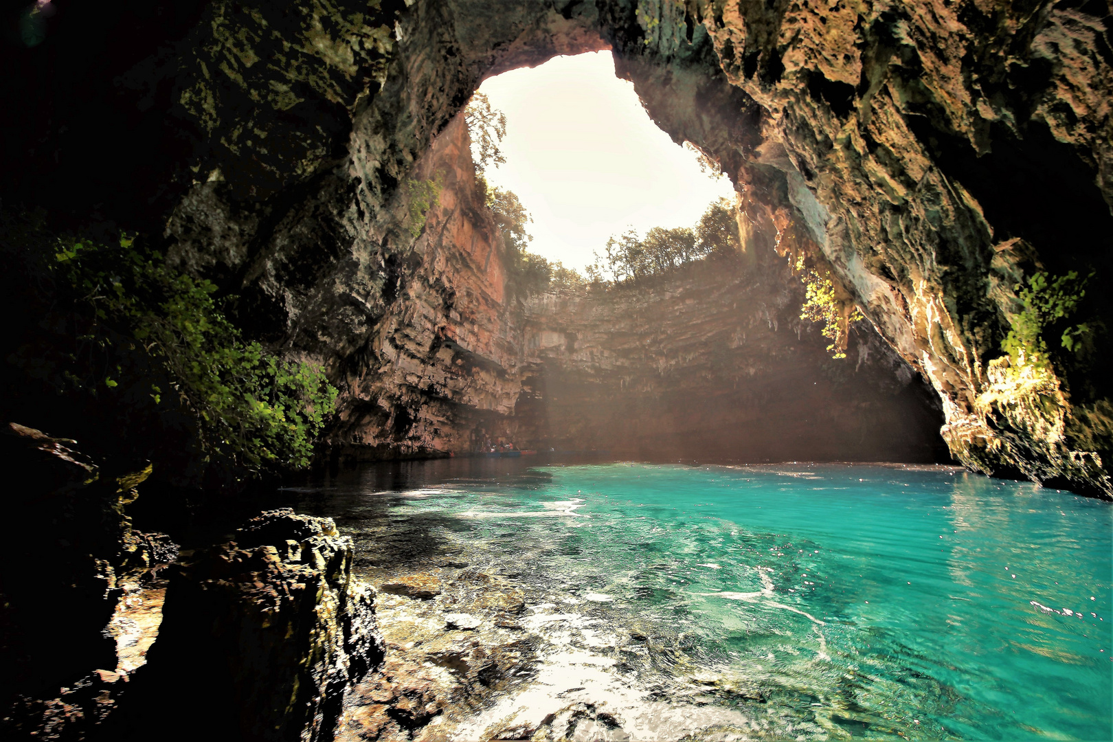 Melissani Cave Foto % Immagini| fotos, nature, water Foto su fotocommunity