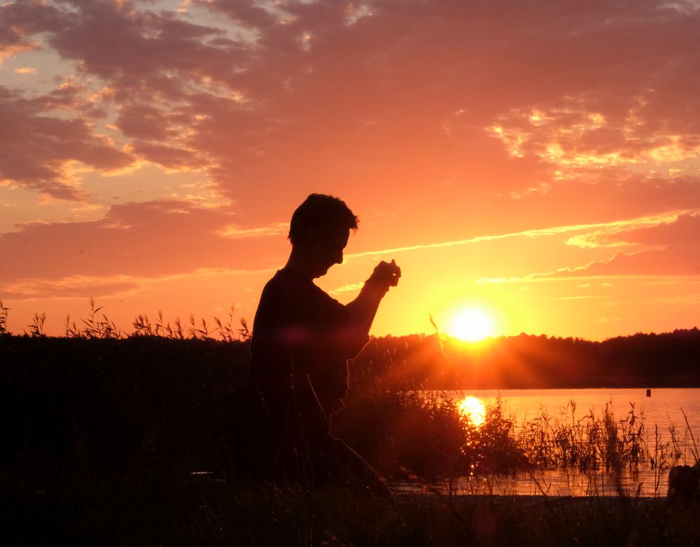 Menschen 101 Foto & Bild | sonnenuntergang, outdoor, himmel Bilder auf ...