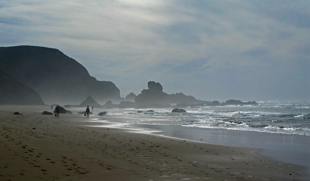 Menschen am Strand Foto & Bild | europe, portugal, algarve Bilder auf ...