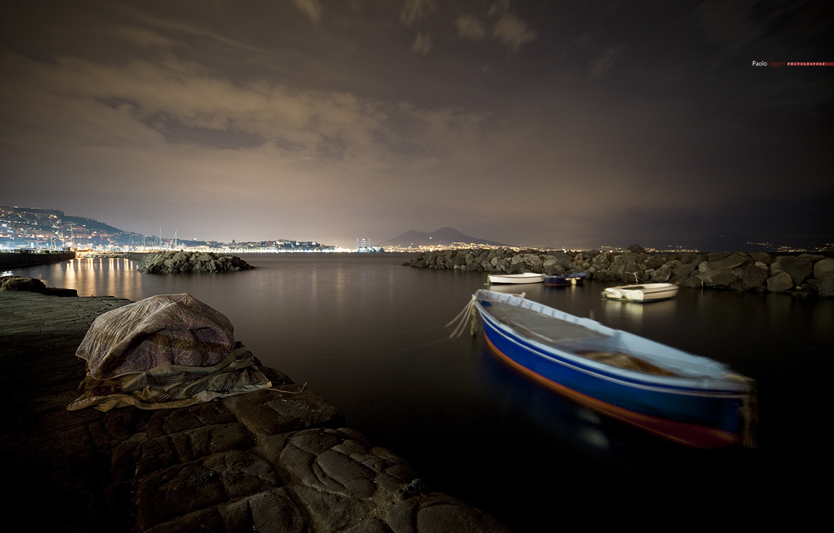 mergellina beach Foto % Immagini| notturni, napoli;notturni;paolo ...