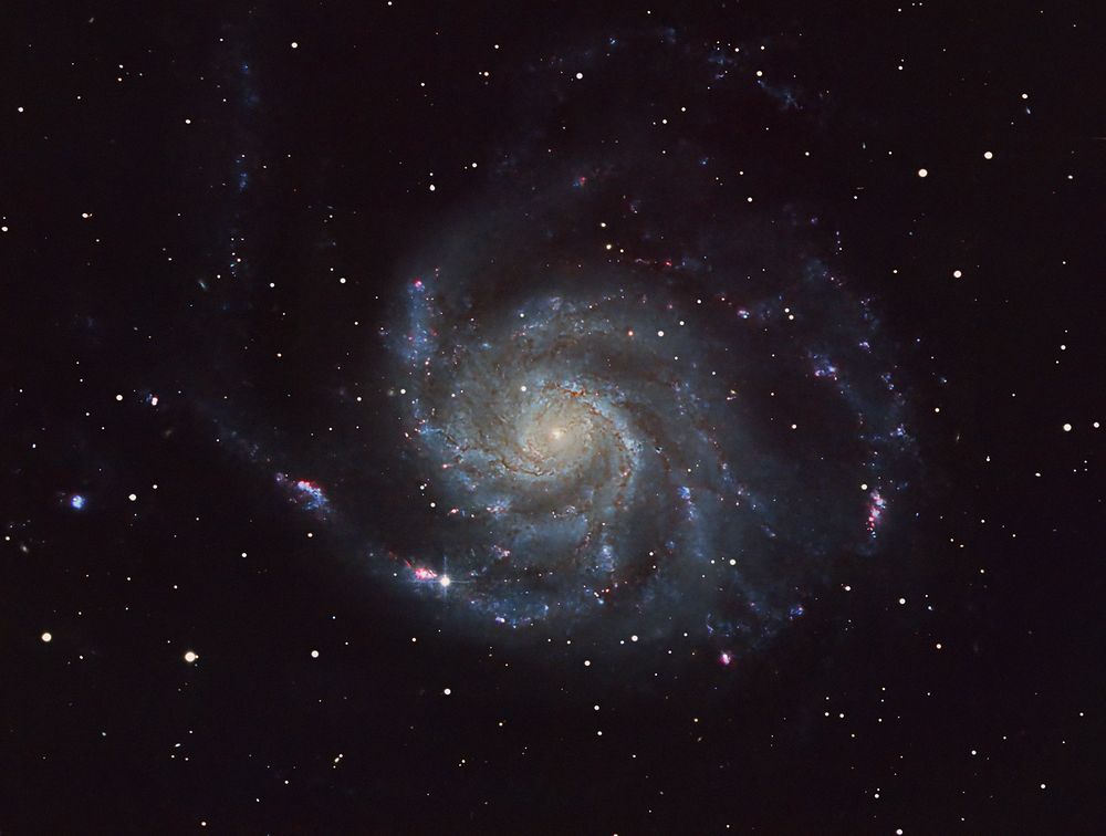 Messier 101 mit SN2023 ixf Foto & Bild | astrofotografie, himmel ...