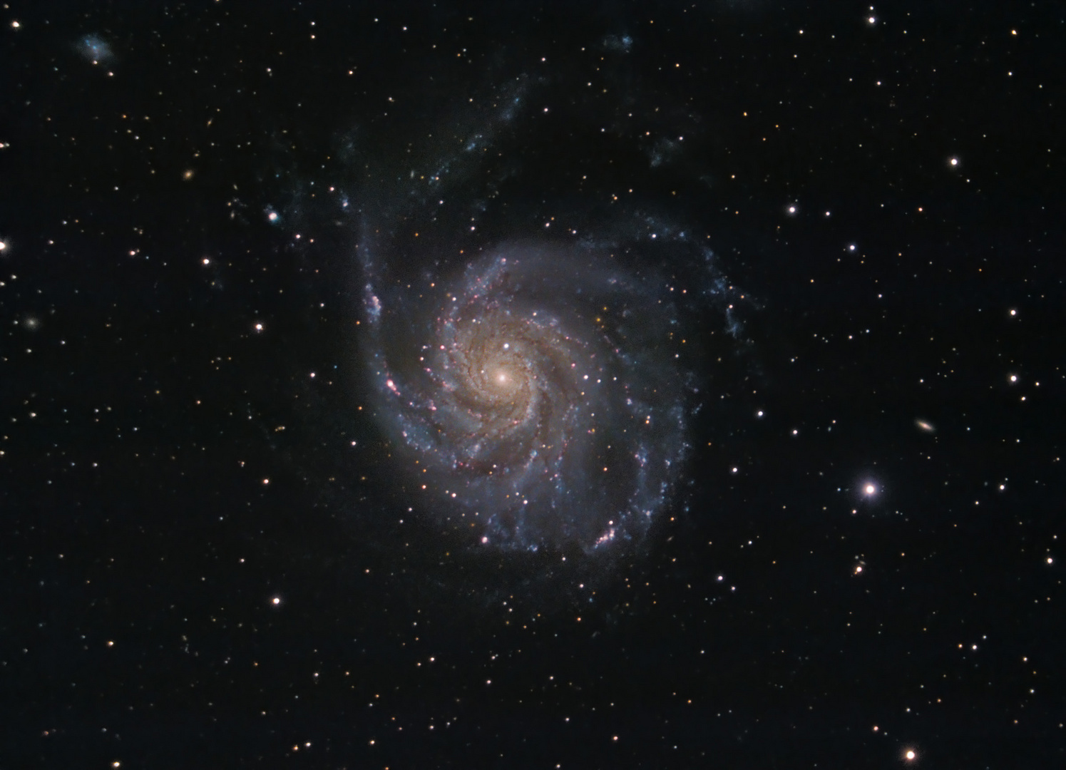 Messier 101 - Pinwheel Galaxy Foto & Bild | himmel, natur, galaxie ...