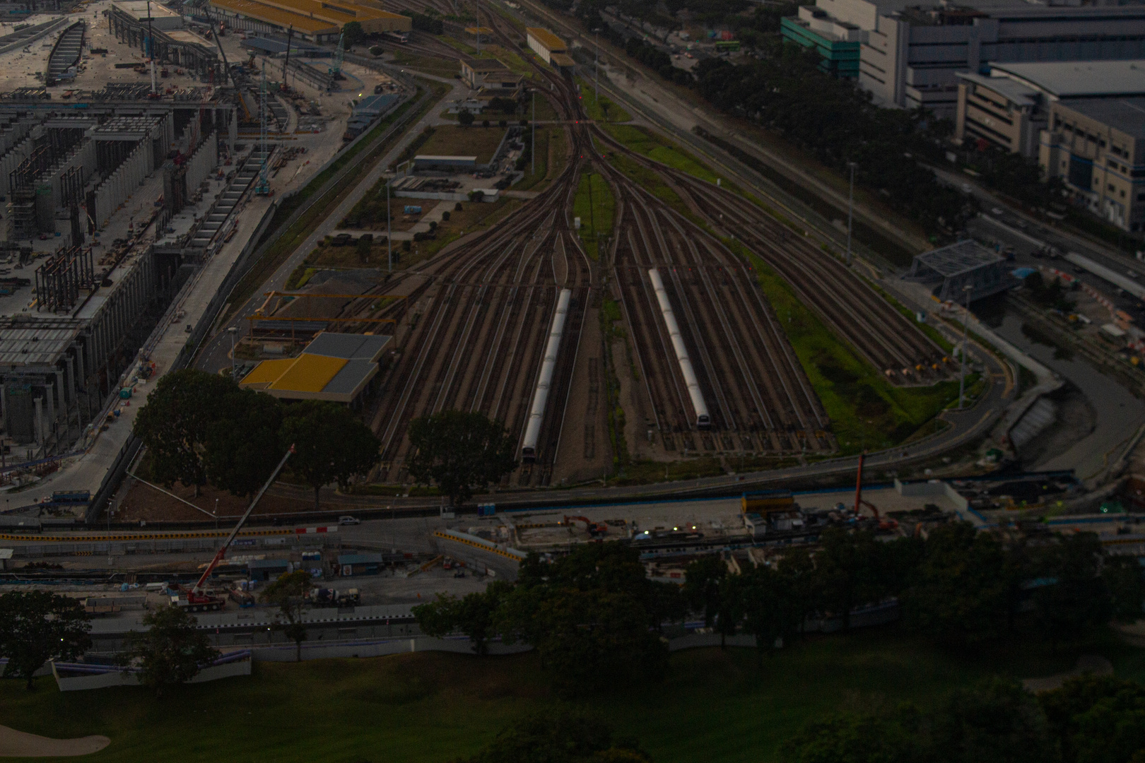 Metro Depot from above, Singapore. Foto & Bild | fotos, city, world ...