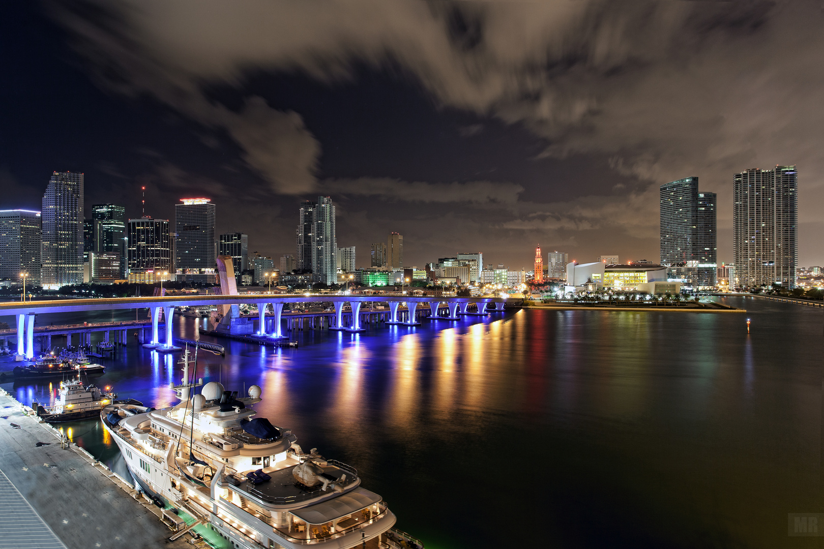 Miami @ night Foto & Bild | north america, united states, florida ...