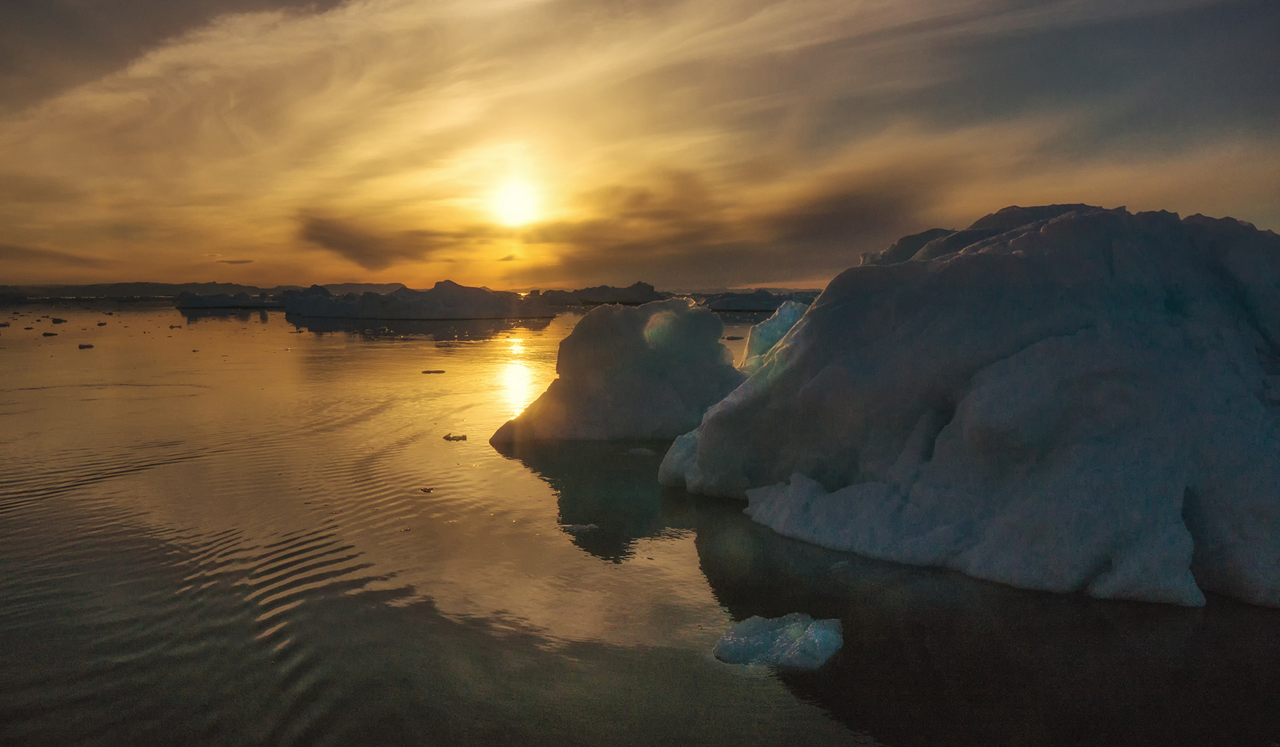 Midnatsol Foto & Bild | europe, scandinavia, grönland Bilder auf ...