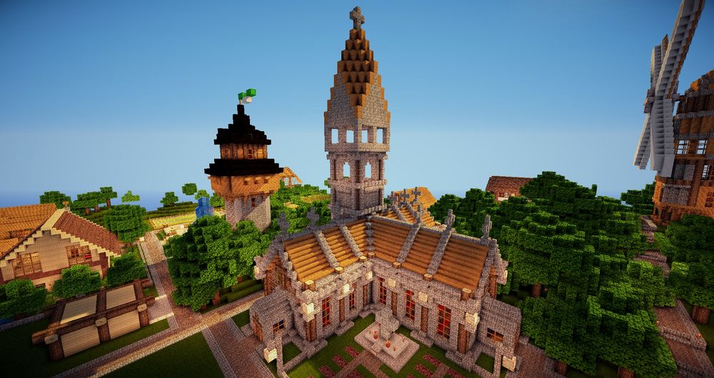 Minecraft Kirche Foto & Bild | architektur, sakralbauten ...
